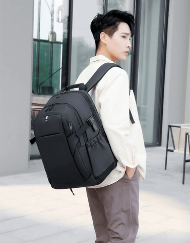 Rahala 2204 Laptop Backpack 17 Inch With iPad Pocket - Black#N# – Smartkoshk Stores